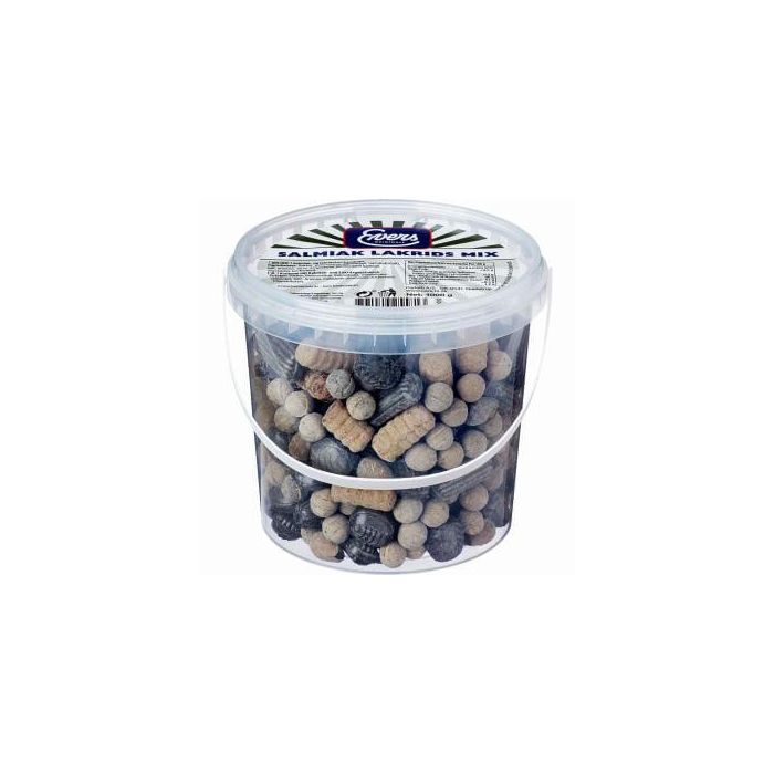 Evers Salmiak Lakrids Mix 1kg – Salt & Sød Lakridsmix | Capalus