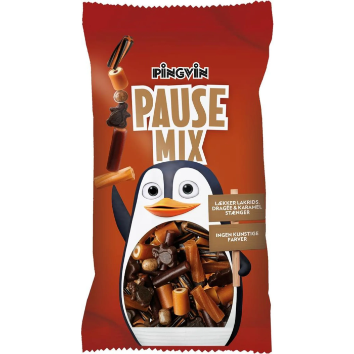 Pingvin Pause Mix Display – Lakrids, Frugt & Chewy Mix | Capalus